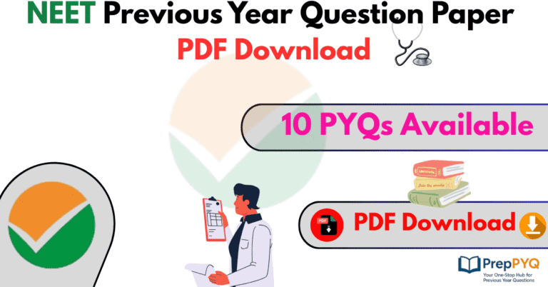 Last 10 Years NEET Previous Year Question Paper PDF Free - Preppyq.in
