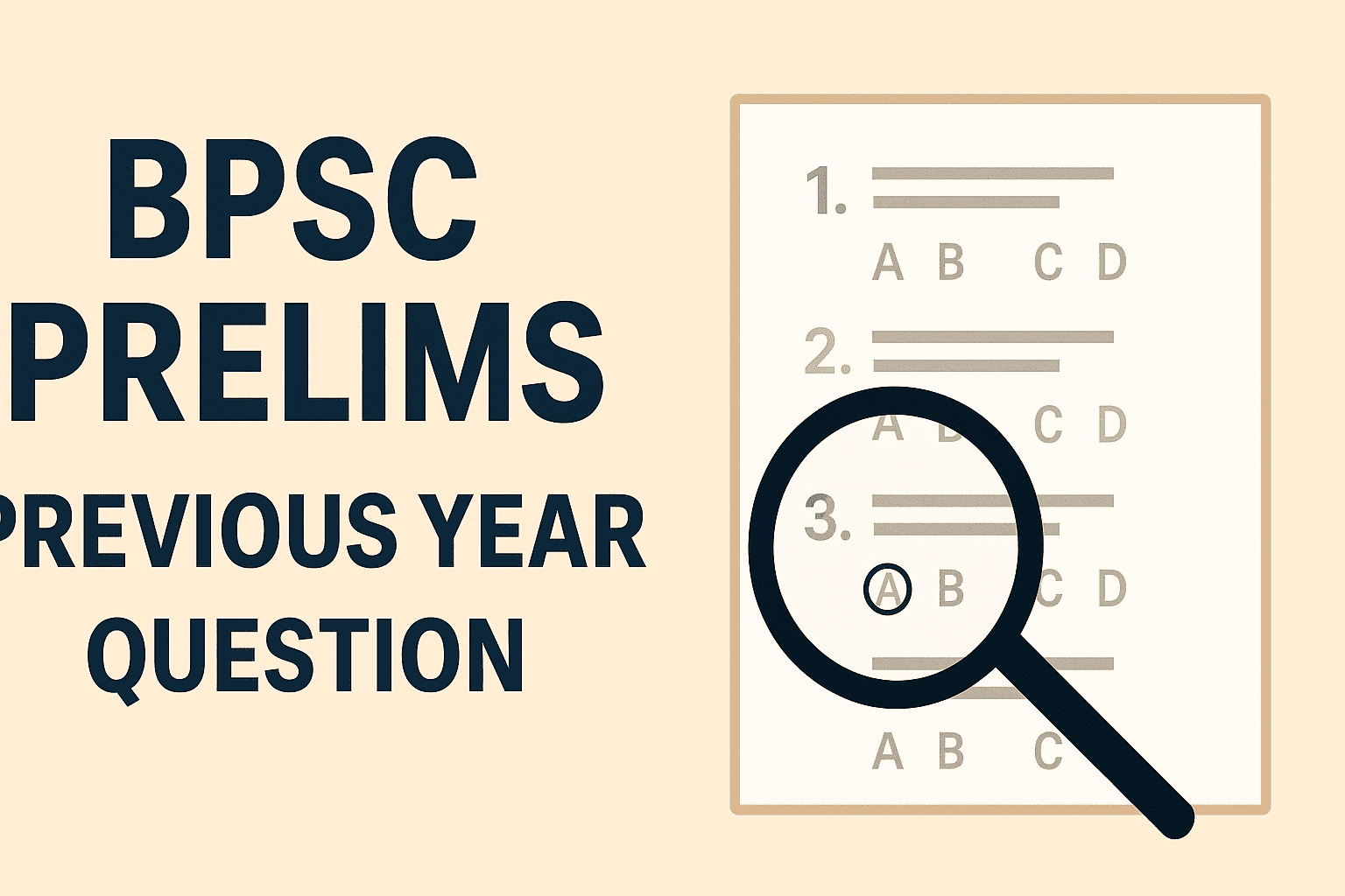 BPSC Prelims Previous Year Question Paper—PDF Download With Solution ...