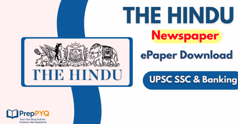 The Hindu Newspaper ePaper 2026: All Latest PDF Free Download - Preppyq.in